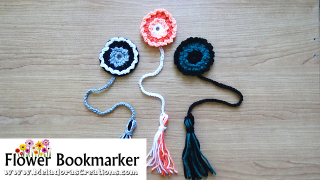 Ravelry: Flower Book mark pattern by Meladoras Creations