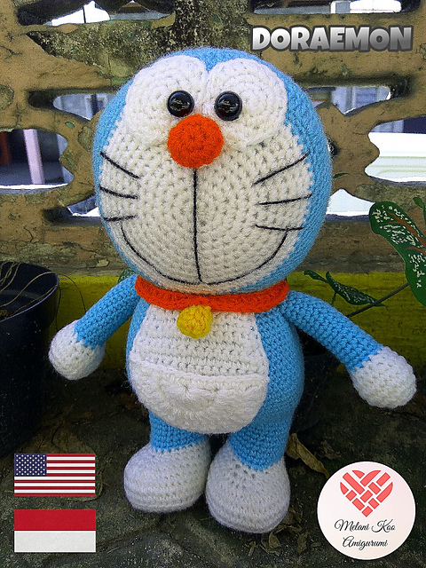 Ravelry: Doraemon pattern by Melani Halim