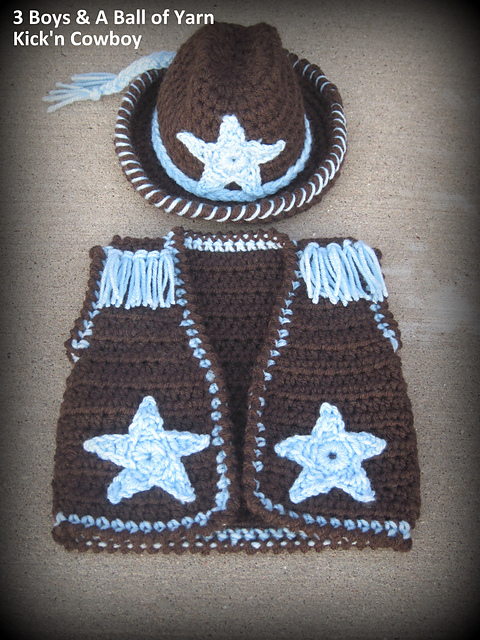 Ravelry: Kickin' Cowboy pattern by Melanie Padron