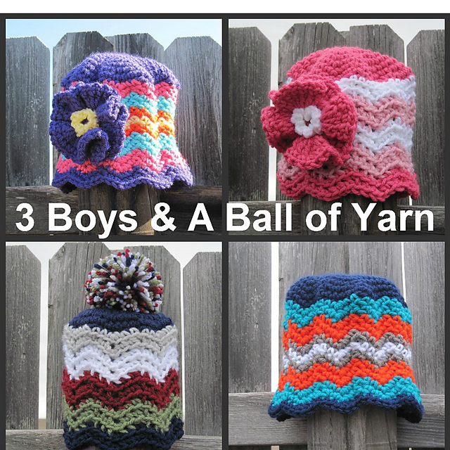 Ravelry: Jagged Little Beanie pattern by Melanie Padron