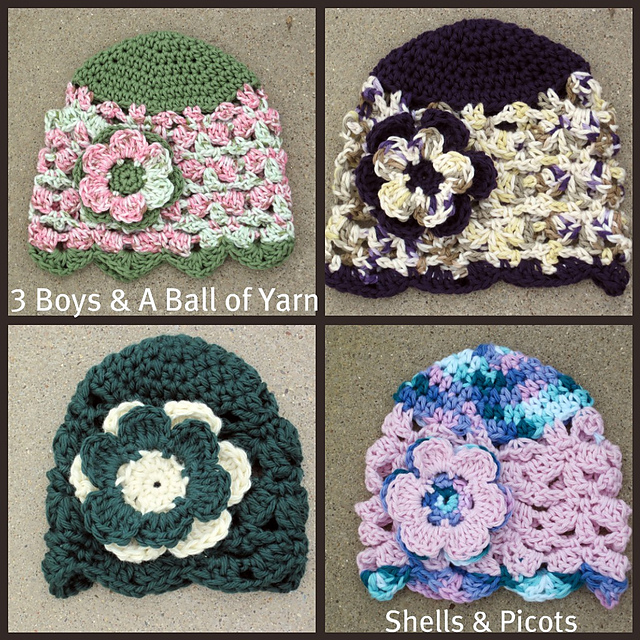 Ravelry: Shells & Picots Hat pattern by Melanie Padron