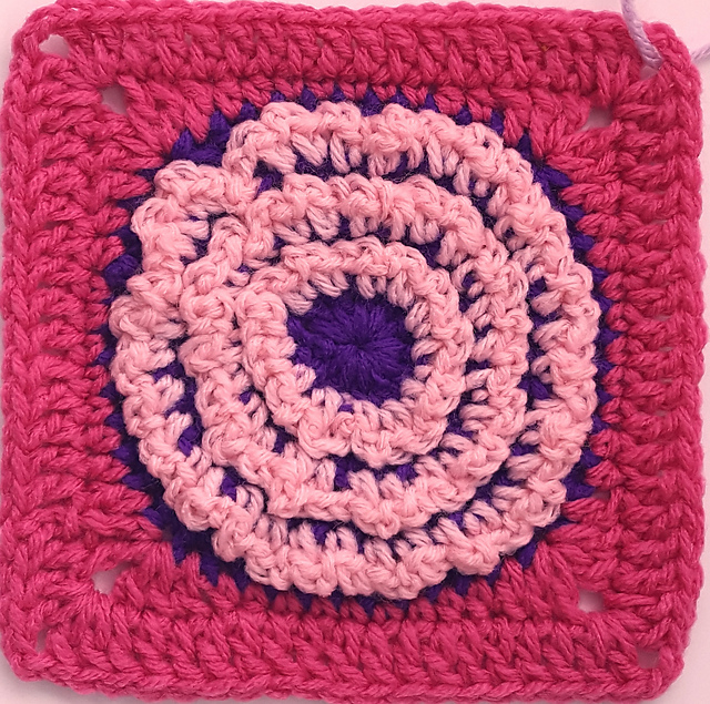 Ravelry: Lady Bird Johnson Afghan Square pattern by Melinda Miller