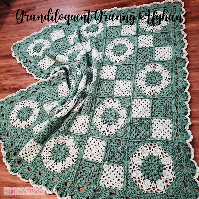 Ravelry: Grandiloquent Granny Afghan pattern by Melinda Miller