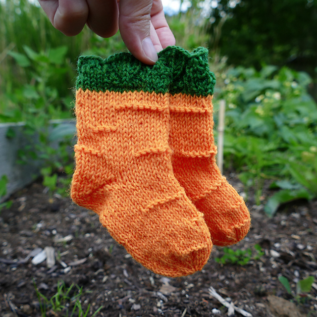 Ravelry: Carrot socks pattern by Melisa Rintala