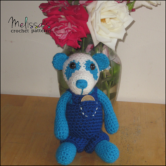 Ravelry: Precious Pandas Overalls pattern by Melissa's Crochet Patterns