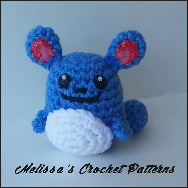 Ravelry: Marill Ball - Pokemon pattern by Melissa's Crochet Patterns