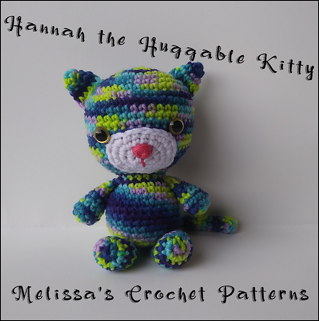 Ravelry: Hannah the Huggable Kitty pattern by Melissa's Crochet Patterns