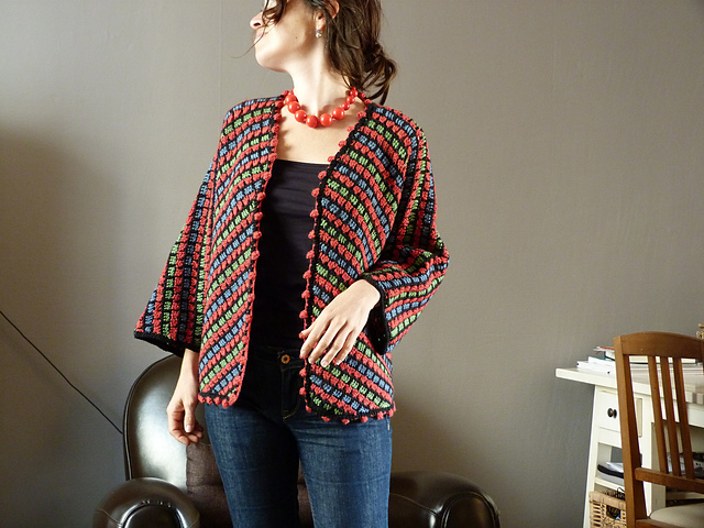 Ravelry: #20 Dolman Sleeve Jacket pattern by Keiko Okamoto (岡本啓子)