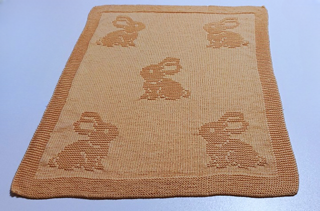 Ravelry: Bunnies Baby Blanket pattern by Filomena Lanzara