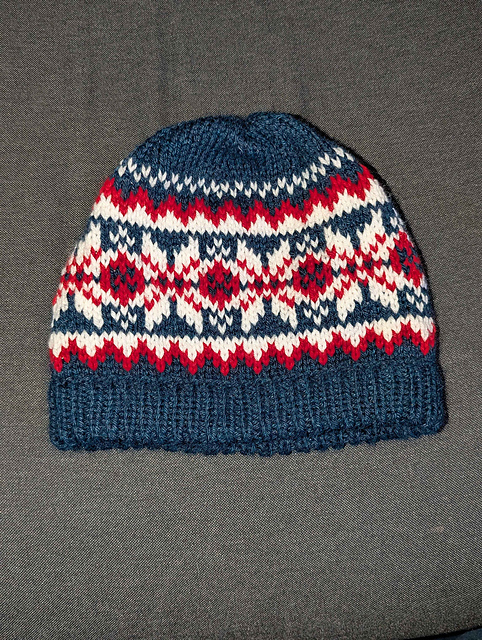 Ravelry: 2026 Team USA Opening Ceremony Hat pattern by Mercy Crimm