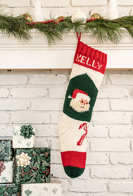 Ravelry: Santa Stocking pattern by Stocking Craft