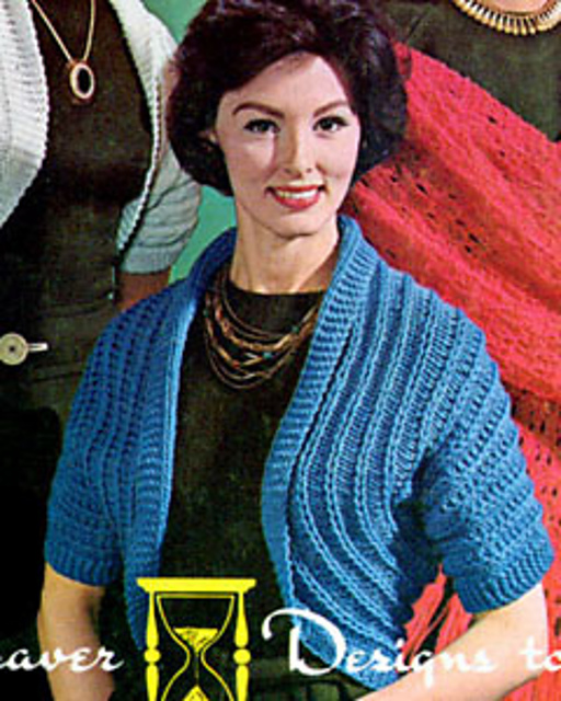 Ravelry: Simple Shrug pattern by Coats & Clark