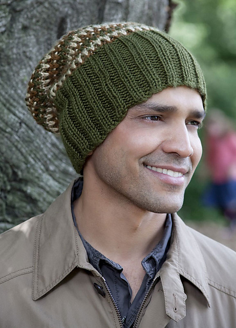 Ravelry: His Tri-Color Hat pattern by Brenda Lewis