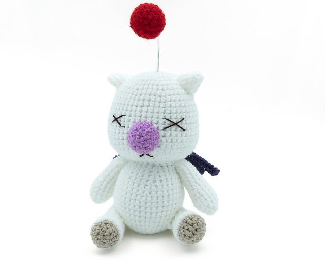 Ravelry: Amigurumi Final Fantasy X Moogle Doll pattern by Mevlinn Gusick