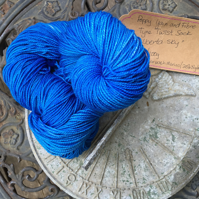 Ravelry: Poppy Yarn and Fibre Tyne Twist Sock