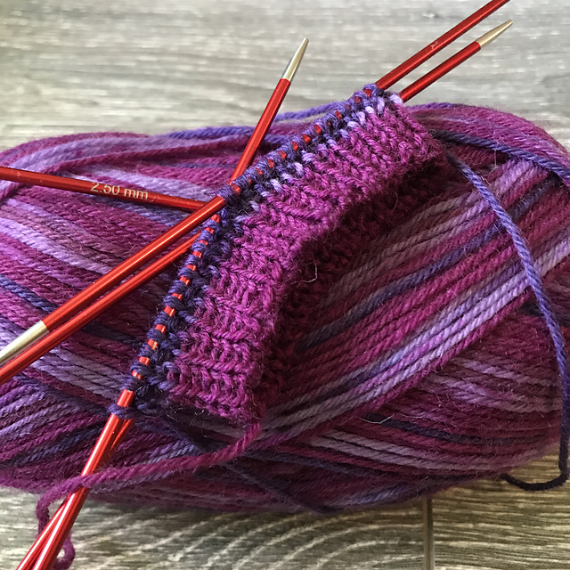 Ravelry: Mibisako's Double Side Berry Socks