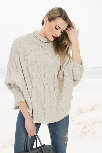 Ravelry: 1505-05 Poncho pattern by Viking of Norway