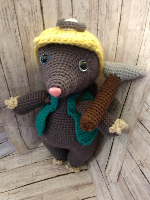 Ravelry: Cole the Mining Mole pattern by Michal Johnson