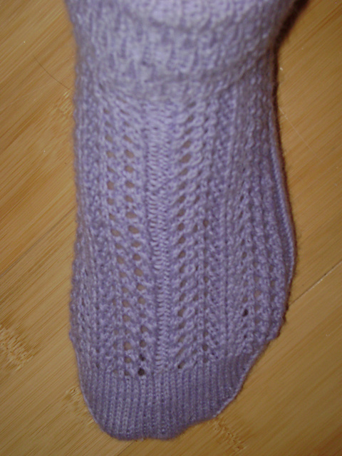 Ravelry: MidknightStarr's Stella's Lacy Bobbie Socks