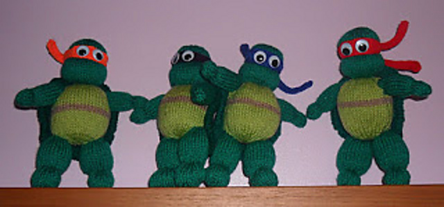 Ravelry: TMNT Action Heros pattern by Susan Cowper