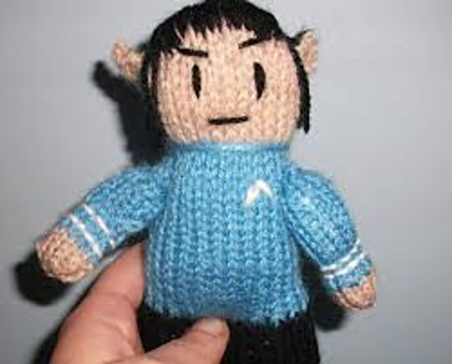 Ravelry: Mini Spock pattern by Nerdy Knitting