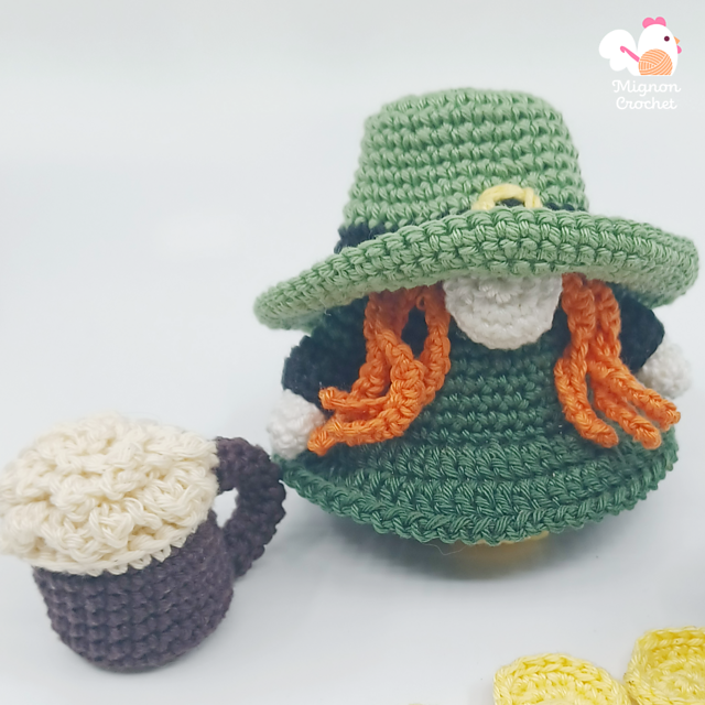 Ravelry: Miss St Patrick Gnome pattern by Mignon Crochet