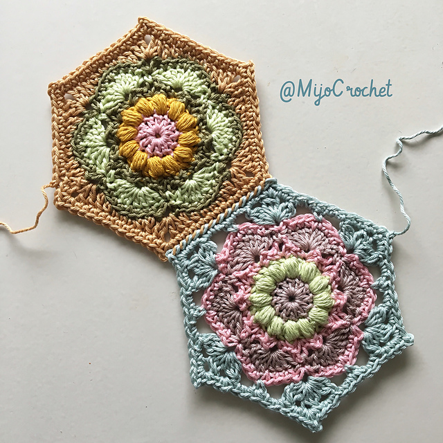 Ravelry: Merry-Go-Round Hexagon pattern by Johanna Lindahl