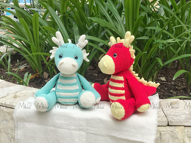 Ravelry: Cute dragon pattern by Mika Hoai Mo