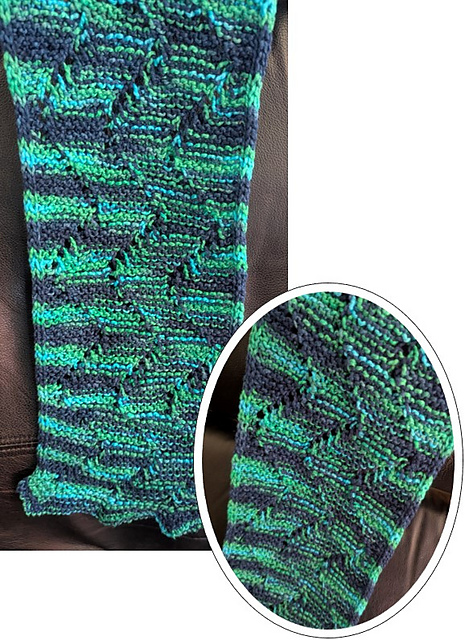 Ravelry: Connecticut River Scarf and Shawl pattern by Jennifer B. Esty