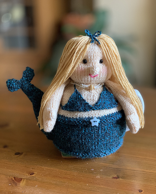Ravelry: Meredith the Mermaid Tea Cosy pattern by Kim J Williams