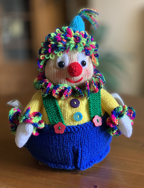 Ravelry: Charlie the Clown Tea Cosy pattern by Kim J Williams