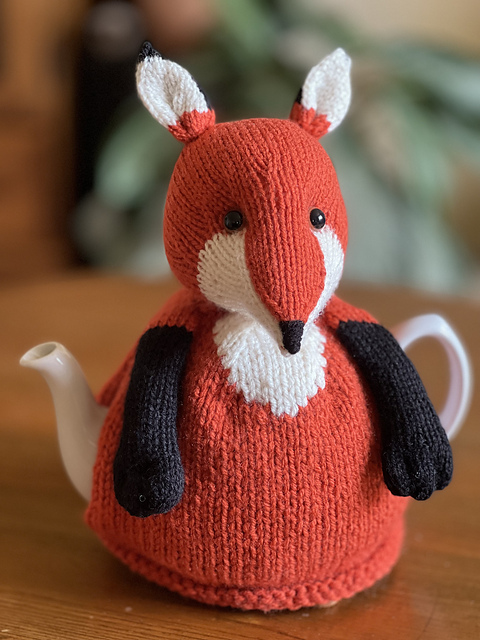 Ravelry: Mr Reynard the Fox tea cosy pattern by Kim J Williams