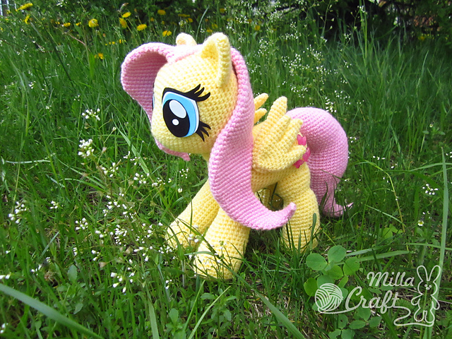 Ravelry: Fluttershy from My Little Pony pattern by Milla Craft