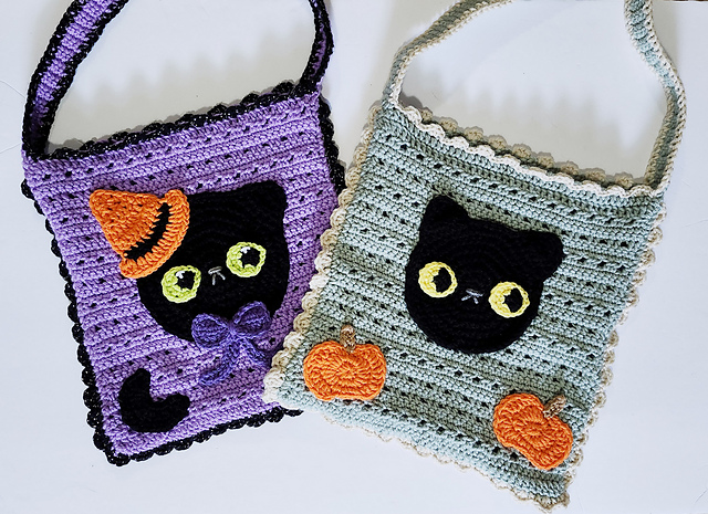 Ravelry: Fall Cats Tote Bags pattern by Millie Wohlford