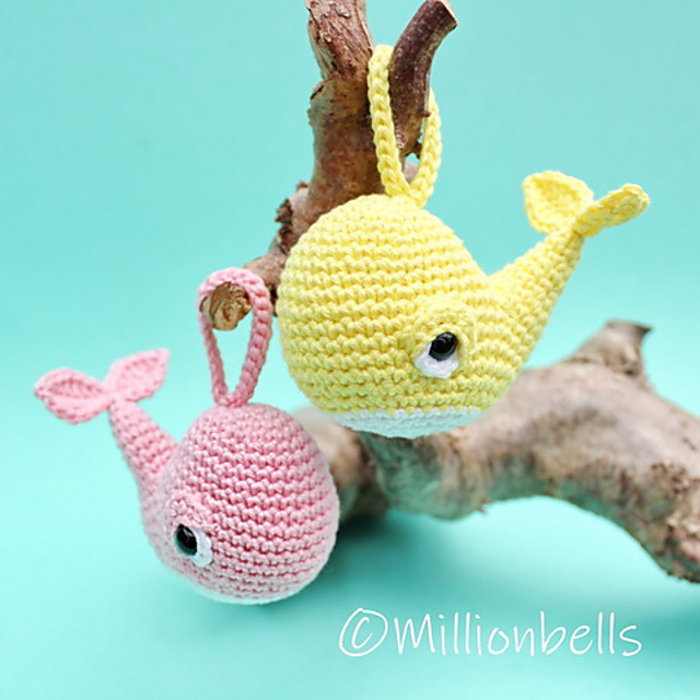 Ravelry: Whale Keychain Ornament Charm pattern by Millionbells