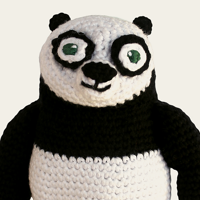 Ravelry: Kung Fu Panda pattern by Anabel Catalan