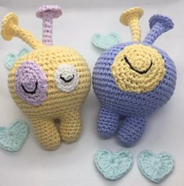 Ravelry: Peanut and Pip Aliens pattern by Perrie@ Mintilla