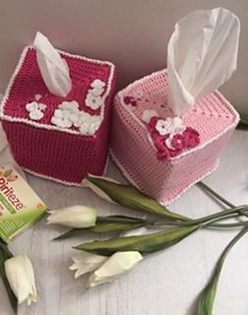 Ravelry: Tissue box cover pattern by Perrie@ Mintilla