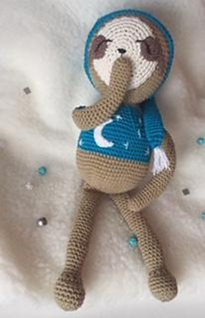 Ravelry: Seth the sleepy sloth pattern by Perrie@ Mintilla