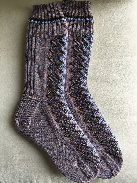 Ravelry: Minyuette's Finn-ish Winter View Socks