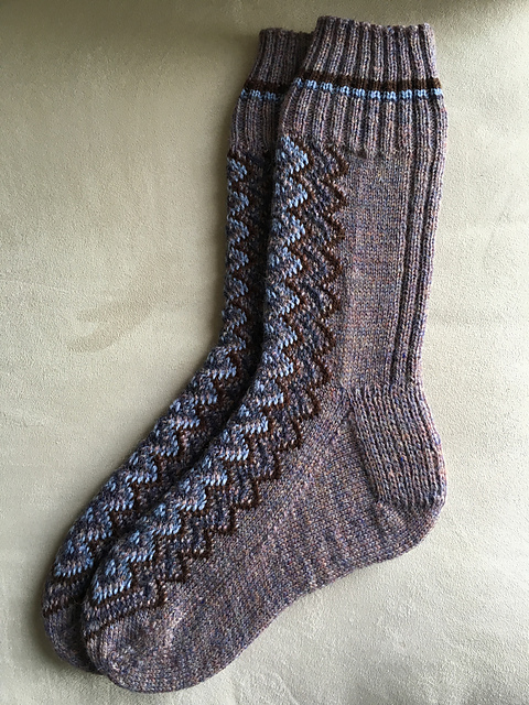 Ravelry: Minyuette's Finn-ish Winter View Socks