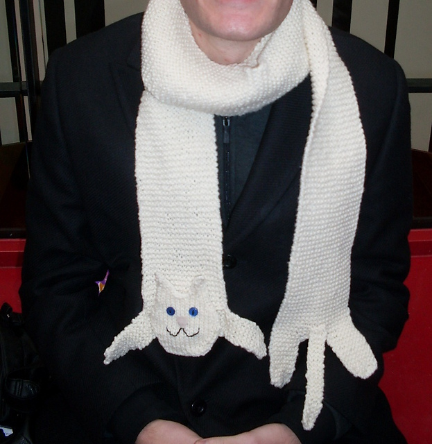Ravelry: Knitted Longcat Scarf pattern by Miss Sapphy