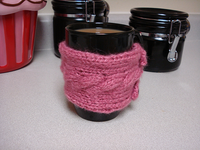Ravelry: Basic Cabled Coffee Wrap pattern by Rebecca Hill