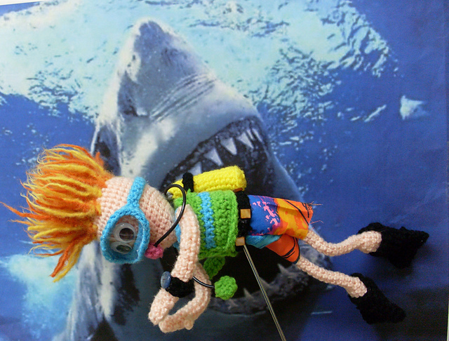 Ravelry: Spike, the Scuba Diver pattern by Nancy Anderson