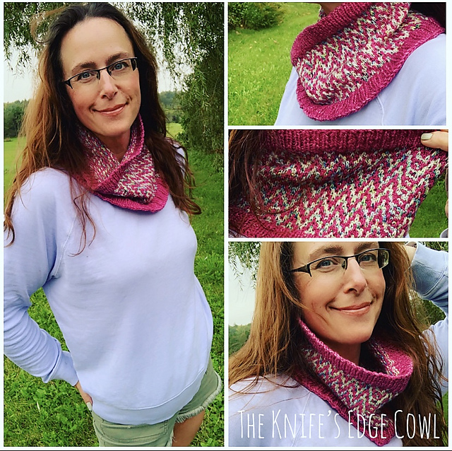 Ravelry: The Knife’s Edge Cowl pattern by Megan Morrell