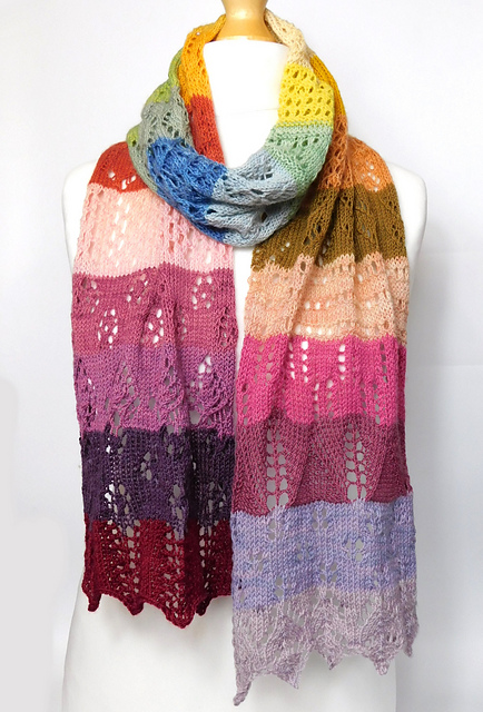 Ravelry: 2023 Advent Knit-A-Long Scarf pattern by Suzi Ashworth