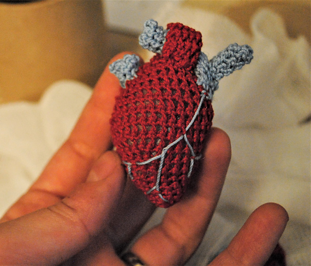 Ravelry: Anatomical Heart pattern by Kelly Ogilvie