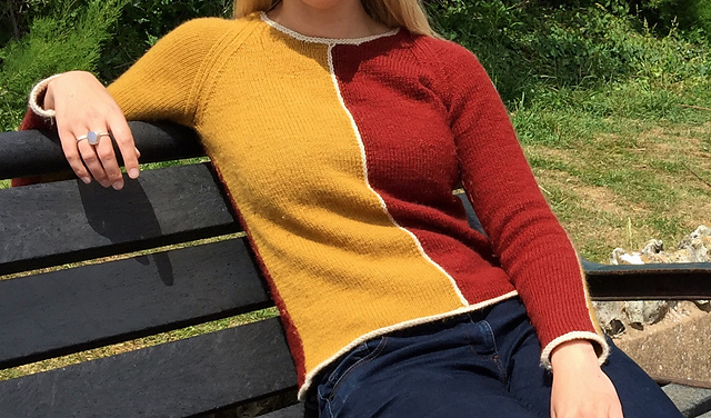 Ravelry: Coloured Panel Sweater pattern by Natalie Smart