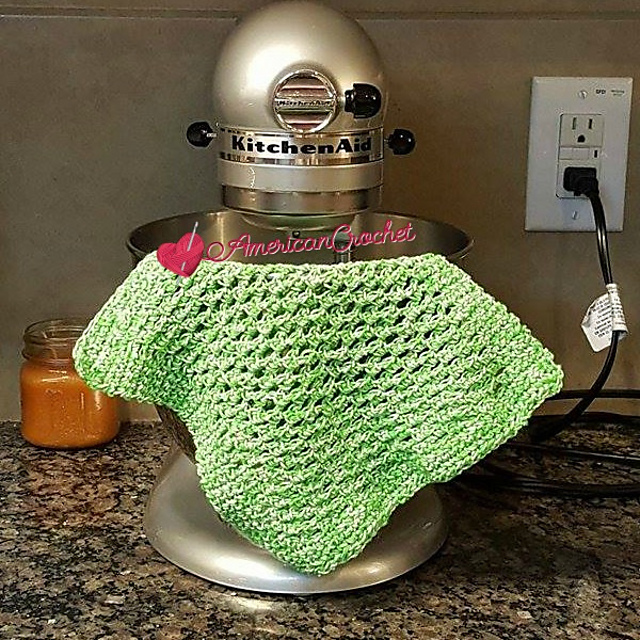 Ravelry: Double Moss Dishcloth pattern by Mistie Bush