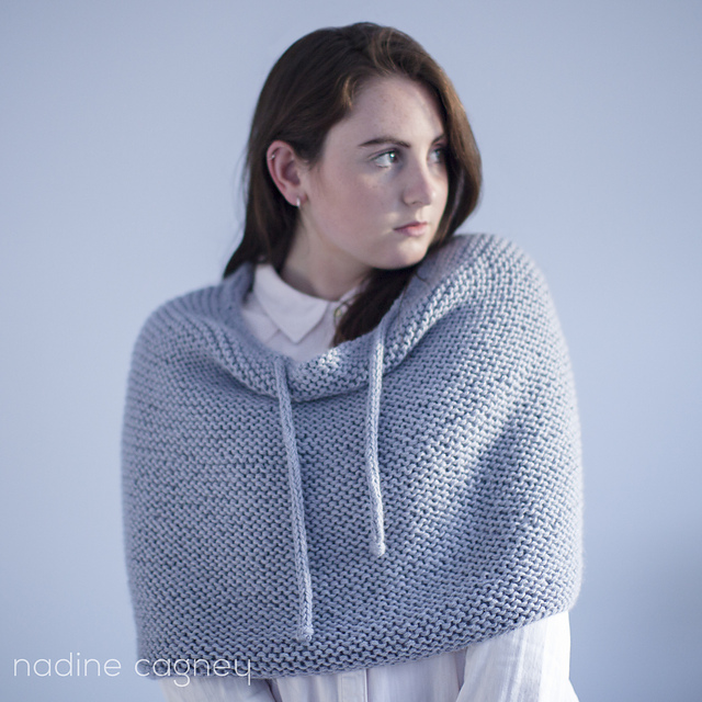 Ravelry: Sonya Hooded Snood (Cape) pattern by The Woven Co